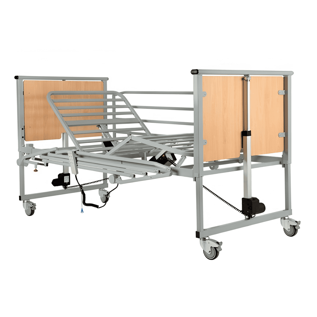 Pack Cama Articulada Plegable: Carro Elevador y barandillas — Senior Market